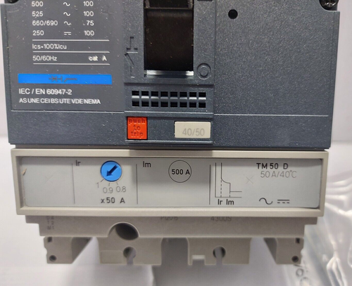 Schneider Electric NS100L Compact Circuit Breaker TM50D Im 500A | eBay