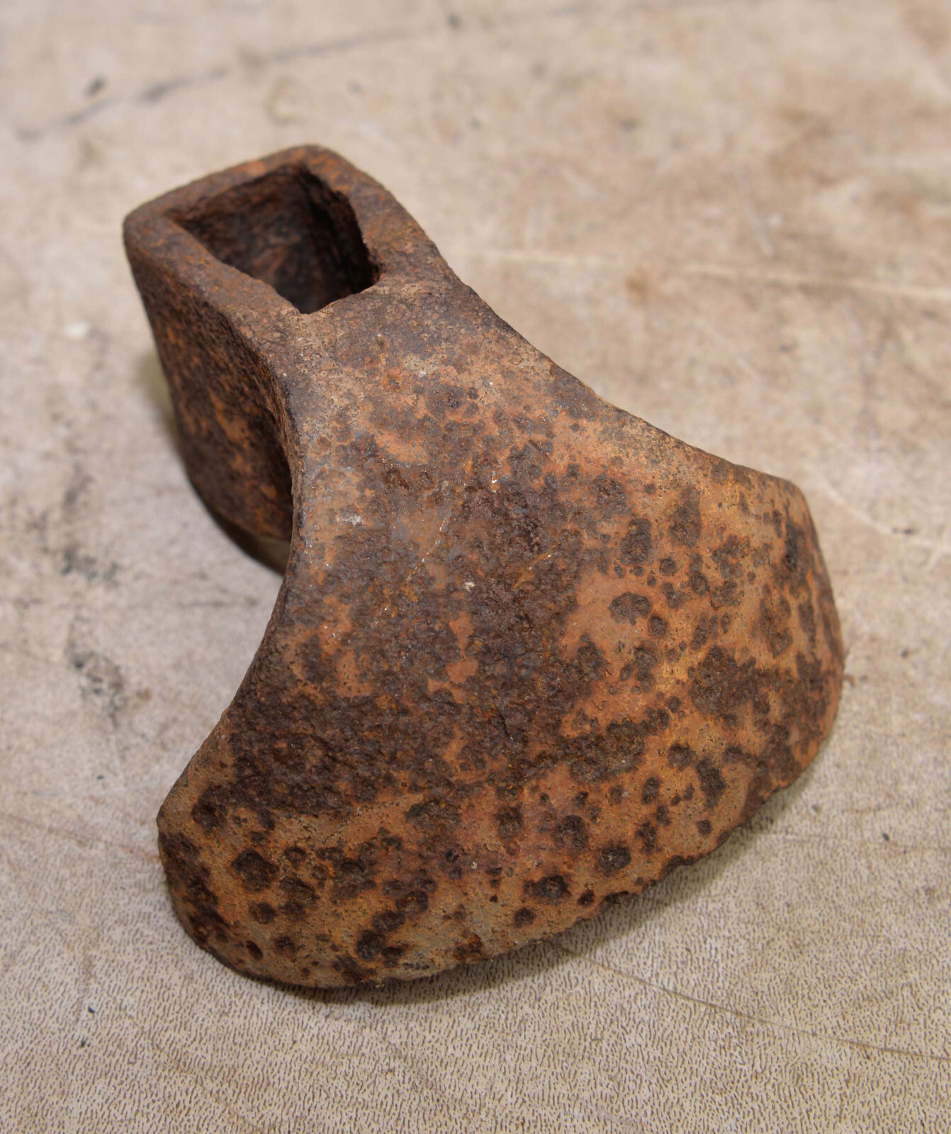 Rare dug out canoe axe hewing adze early antique collectible field dug ...