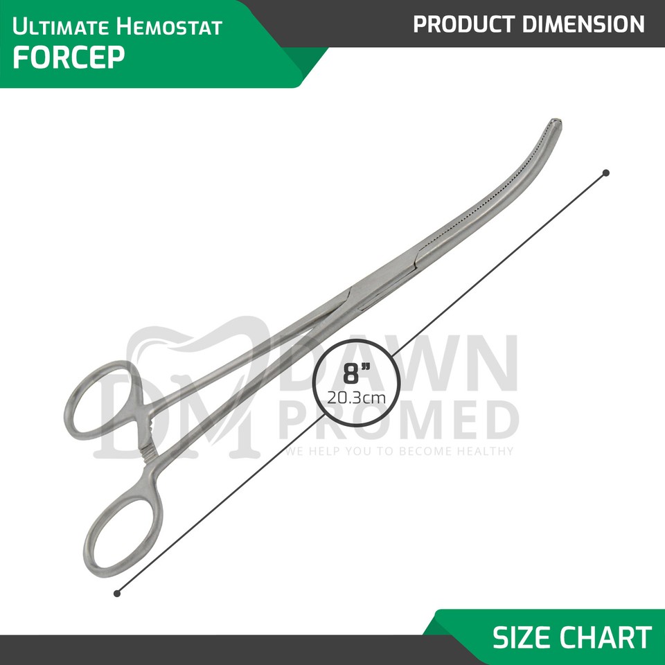 6-Piece Ultimate Hemostat Forceps Set Hobby Electronics Fishing Pliers ...