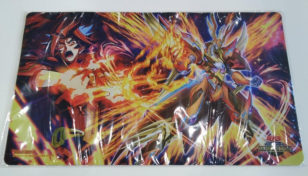 YuGiOh Soul Burner Playmat Ranking Duel 2023 1St Rubber Field Konami ...
