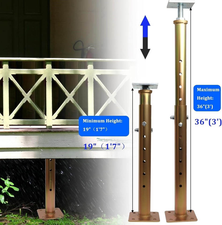 Basement Floor Jack House Leveling Lifting Post Support Heavy Duty ...