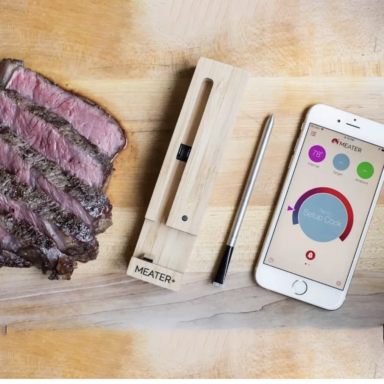 Meater Wireless Smart BBQ Thermometer (OSC-MT-ME01) for sale online | eBay