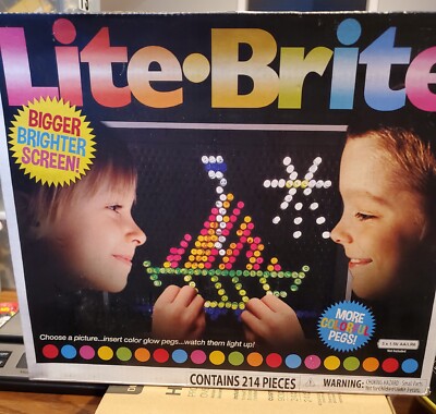 Lite-Brite Magic Screen Toy Retro Style Classic Art Game | eBay