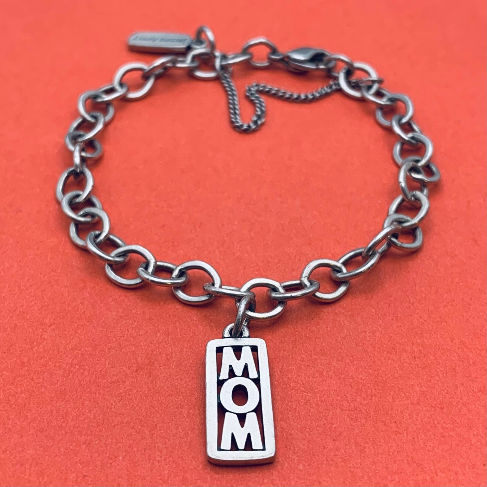 James Avery Forged Charm Bracelet with Retired Mom Ch… - Gem