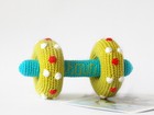 Crochet barbell Rattle newborn Baby weight Fitness with mom ...
