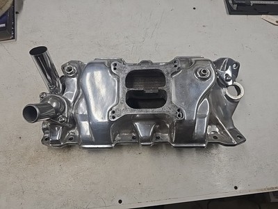 Small Block Chevy Aluminum Intake Manifold SBC Chevrolet 350 | eBay