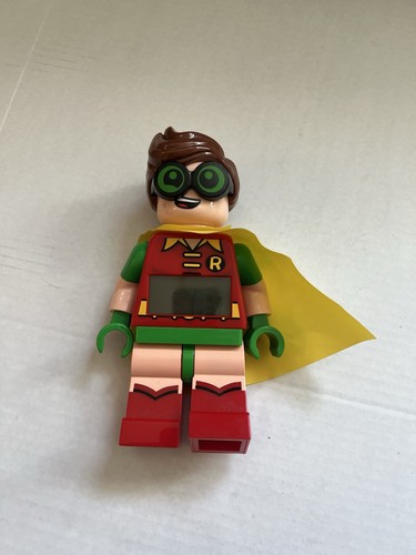 LEGO Robin Alarm Clock Digital Posable Light Lego Movie boys room decor ...