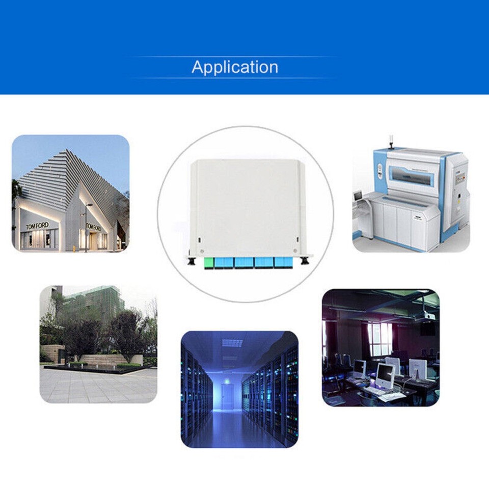 8-Port Fiber Optical Branching Device 1x8 Cassette Card Inserting PLC ...