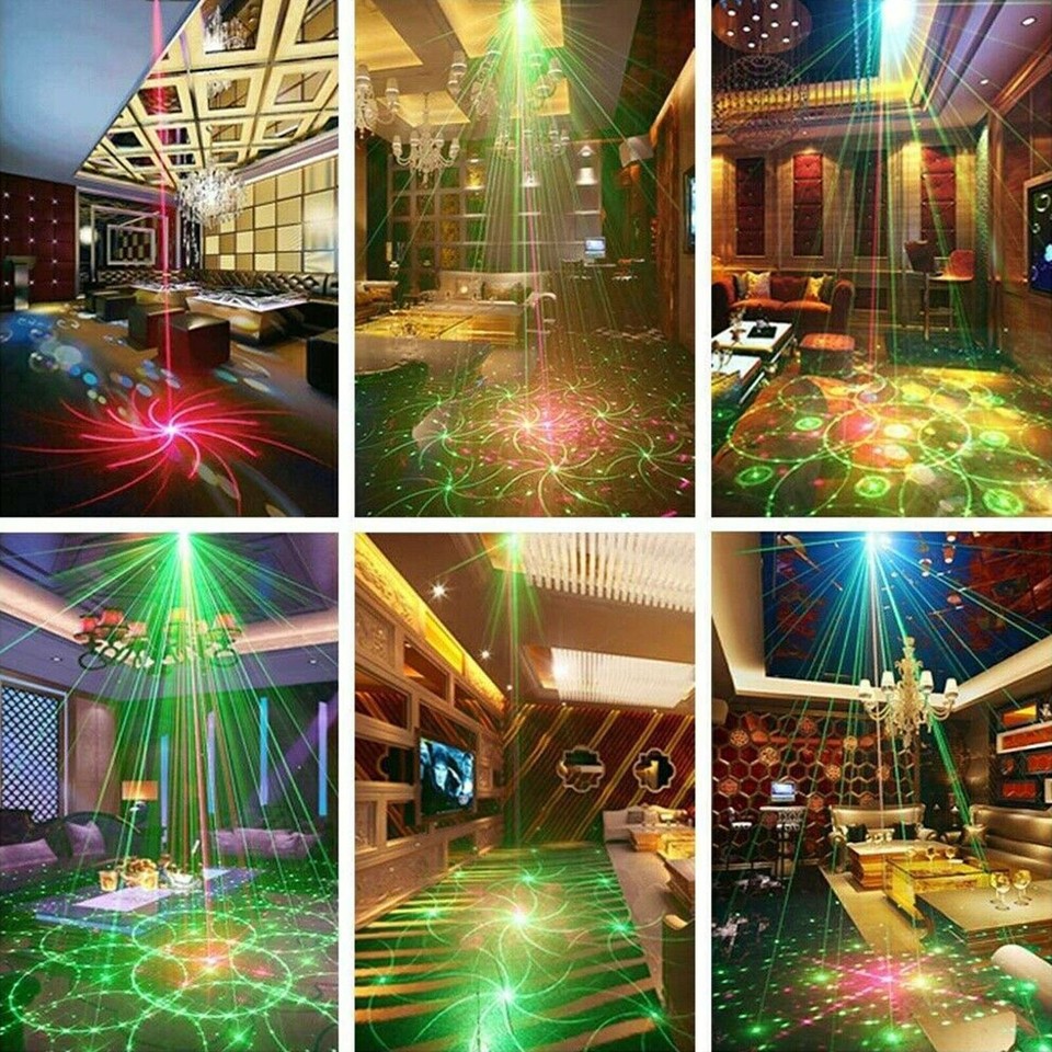 Mini RGB Portable Led Stage Laser Light DJ KTV Projector Disco Party ...