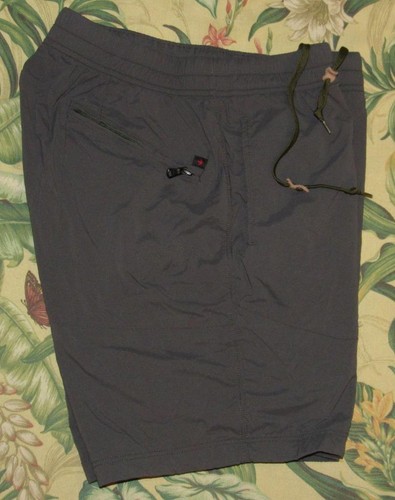 RELWEN Grey Lined 7" Swim Trunks Shorts Medium | eBay