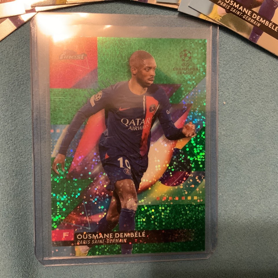 2023-24 Topps Finest UEFA Club Competition PSG Ousmane Dembele #/125 ...