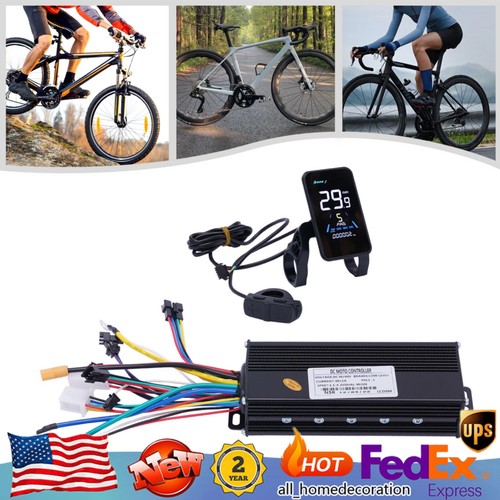 48V 1200W LCD Display Electric Bicycle e-Bike Scooter Brushless ...