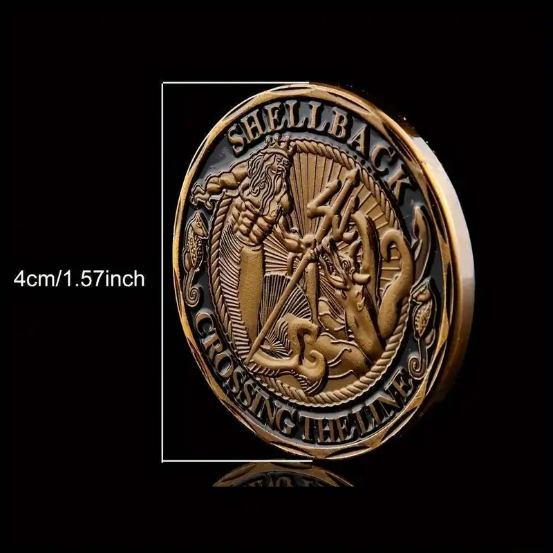Navy Shellback Challenge Coin Collectable Commemorative Military 1-pc ...