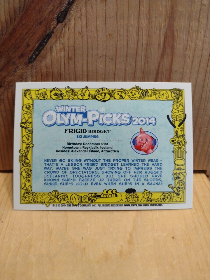 2014 GPK: FRIGID BRIDGET. 64a. B2. | eBay