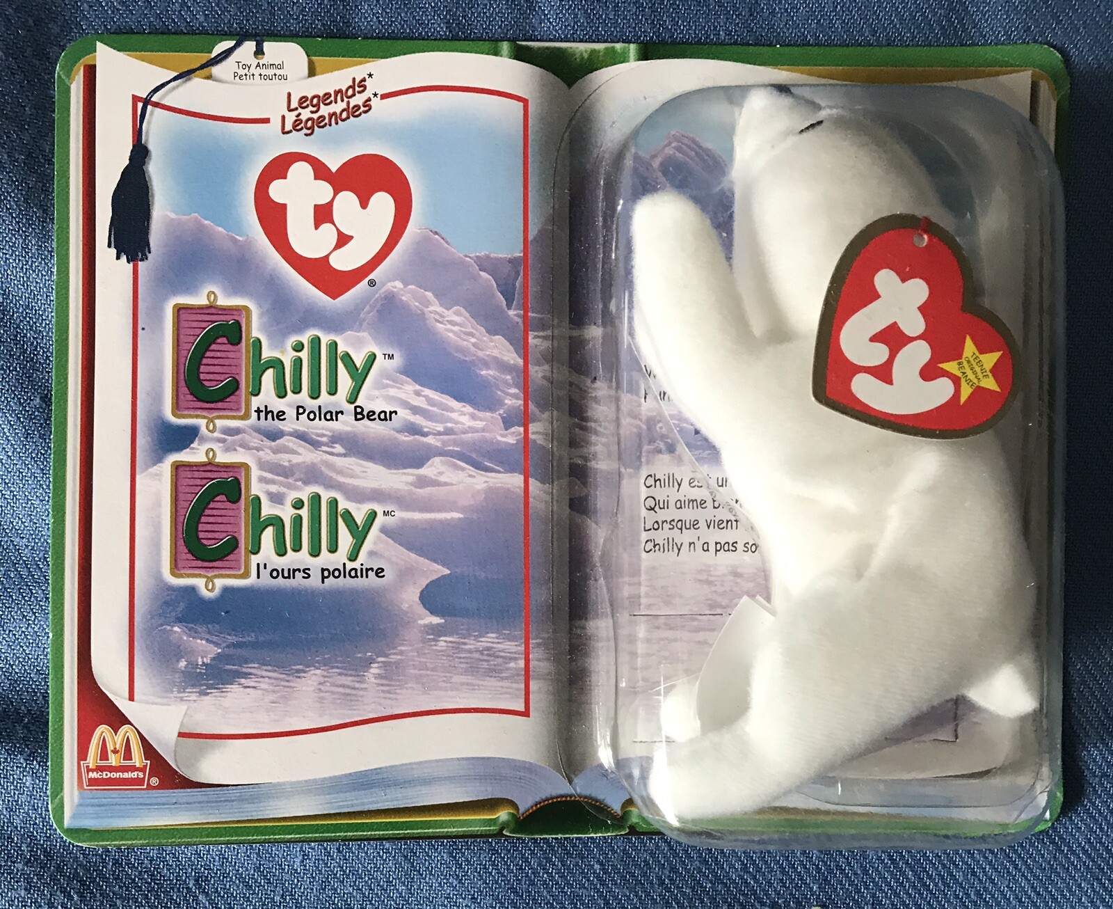 ty teenie beanie babies Chilly The Polar Bear 2000 | eBay