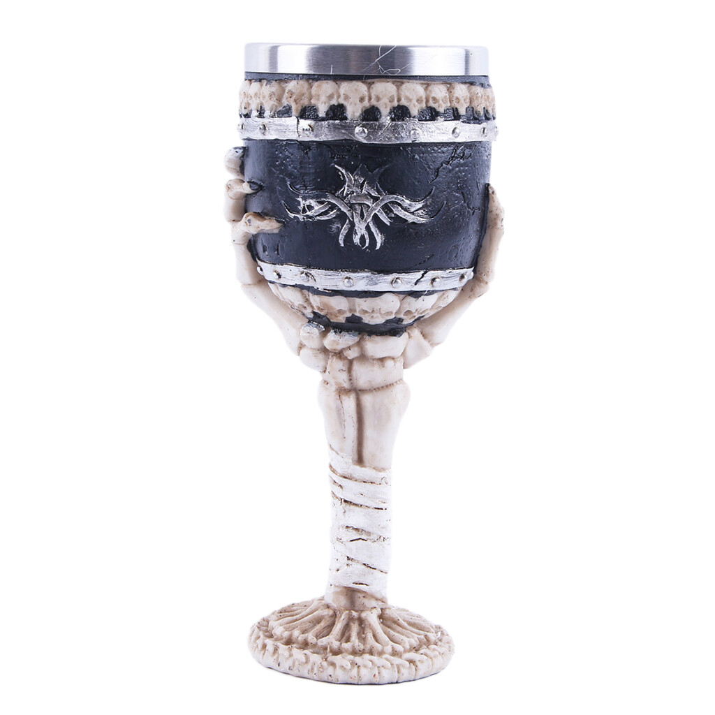 Decorative Skull Resin Goblet Mug Skeleton Cup Drinking Cup | eBay