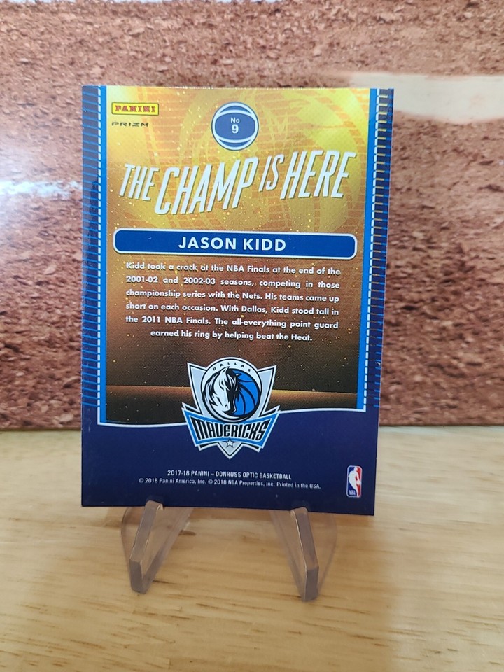 2017 Panini Donruss Optic The Champ is Here Fast Break Holo Prizm Jason ...