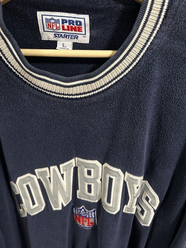 Starter Pro Line Dallas Cowboys Football NFL Crewneck Sweatshirt Sz ...