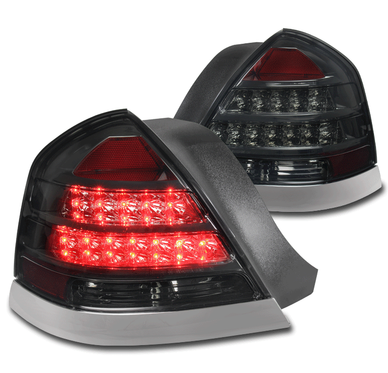 For 1998 to 2011 ford crown victoria 3d led bar styling tail light stop brake lamps store