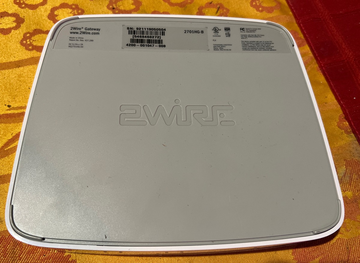 Atampt 2wire Gateway Modem Palo Alto CG ION 7000 ION Device
