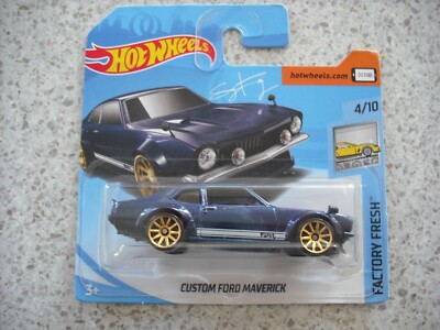 2018 HOT WHEELS DIE CAST HW FACTORY FRESH CUSTOM FORD MAVERICK CAR 219 ...
