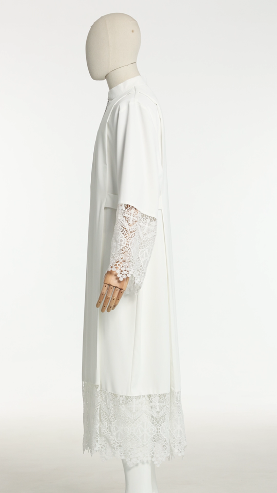 Catholic Clergy Alb with Lace Bands for Men Mass Liturgical Priest ALB ...