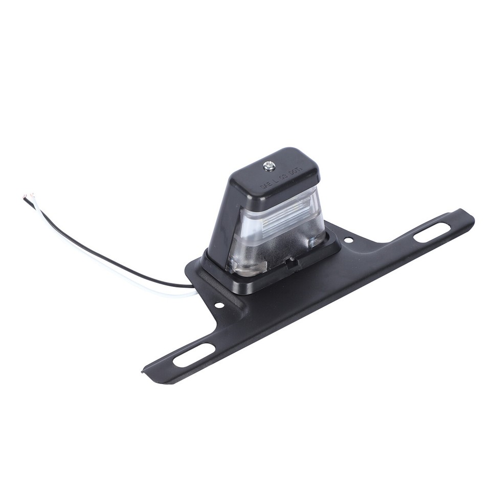 Universal Trailer LED License Plate Light Bracket Mount 12V 24V For RV ...