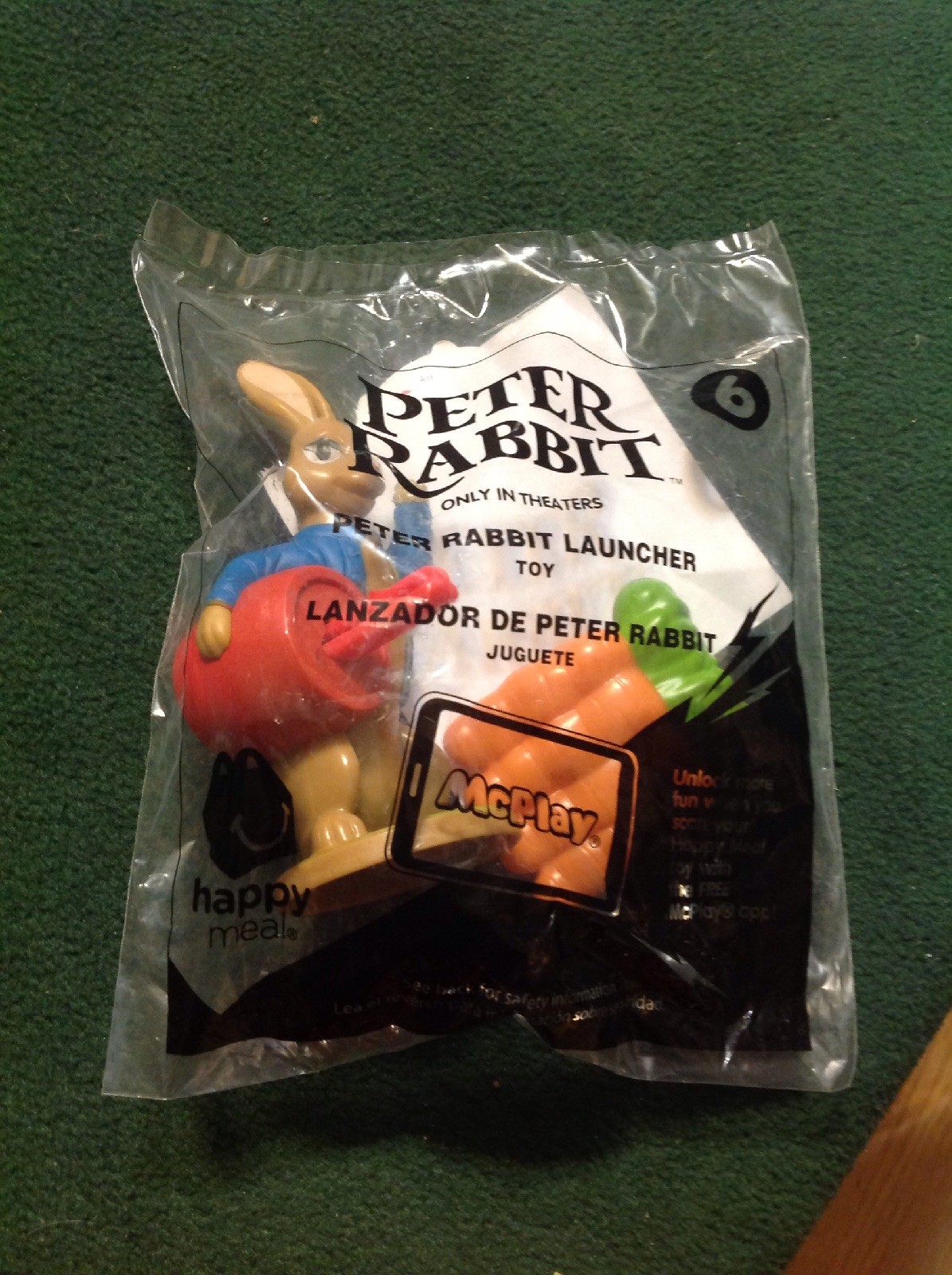 McDonald's Happy Meal® 2018 Peter Rabbit™ Launcher Movie Toy #6 | eBay