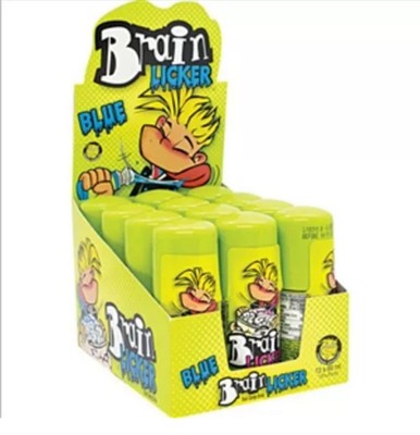 Brain Licker Blue 60ml Full Case Of 12 Blue Raspberry Sour Rolling ...