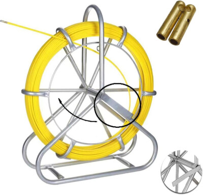 Dia6mm Fish Tape Puller 130m Continuous Fiberglass Wire Cable Running ...