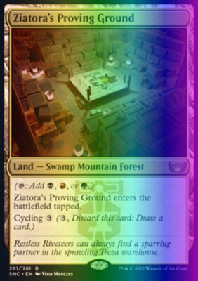 MTG Ziatora's Proving Ground (261/547) Streets of New Capenna LP FOIL ...