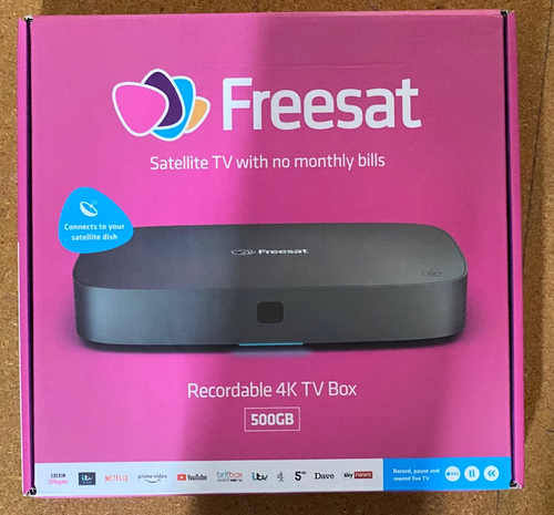 Freesat 4K Recordable Smart Digital TV Box - 500 GB for sale online | eBay