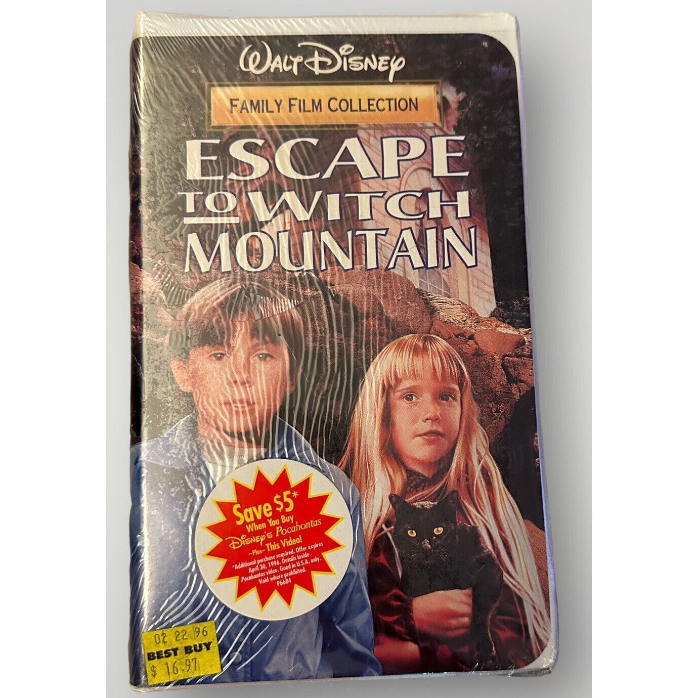 Walt Disney Escape To Witch Mountain VHS Video Tape Clamshell Kids ...