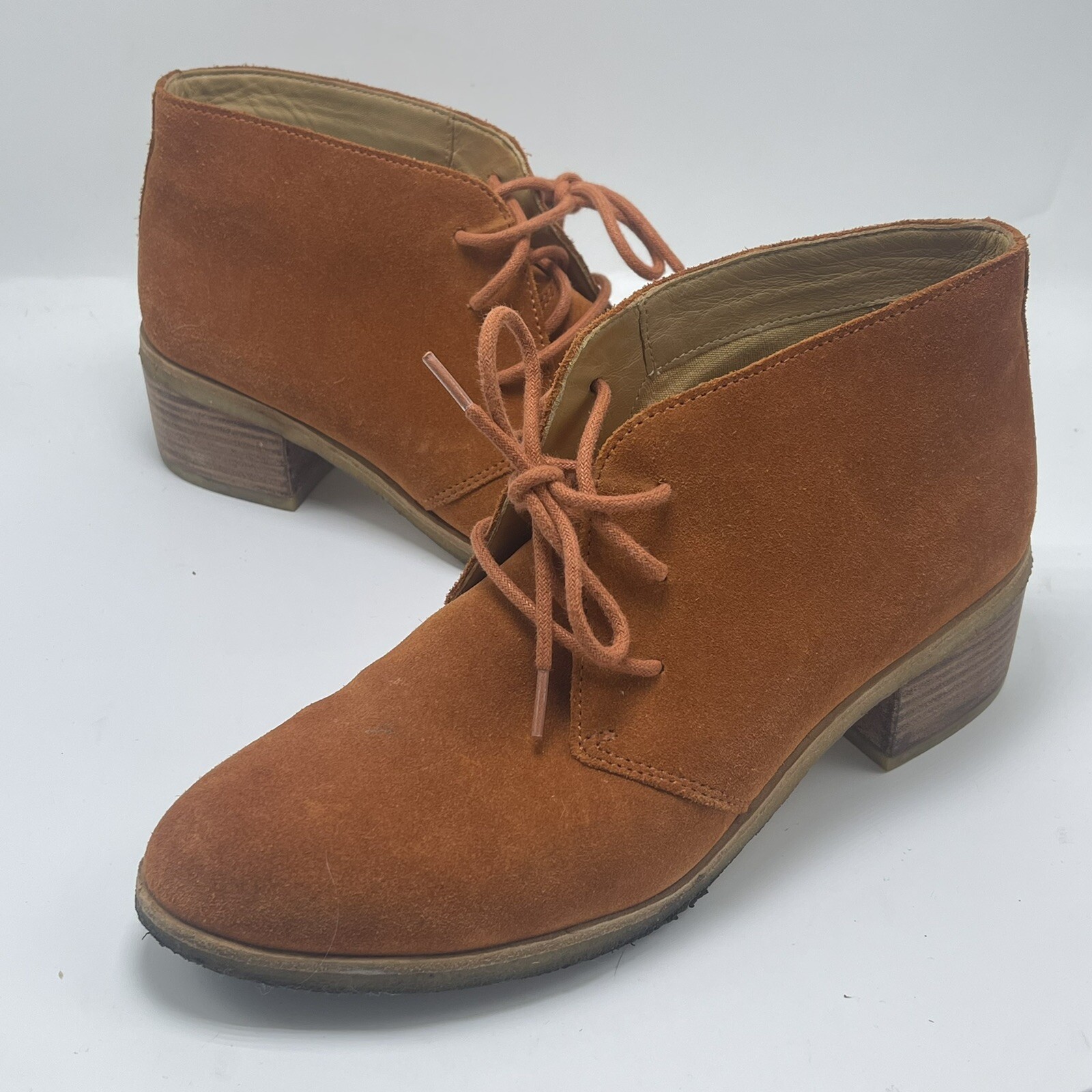 Clarks Original Womens Brown Ankle Boots Booties Size 9 | eBay
