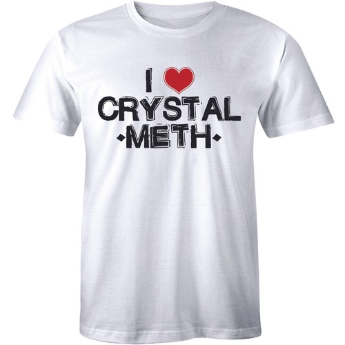 I Love Crystal Meth Mens T-Shirt Prestige Worldwide Boats Hoes Catalina ...