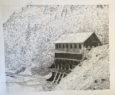 “Billy Breen Ore Bin” 20”x17”” Print from my original ink drawing | eBay