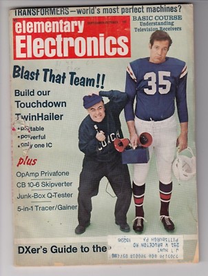ELEMENTARY ELECTRONICS MAGAZINE SEPT-OCT 1969 TRANSFORMERS DX Ham Radio ...