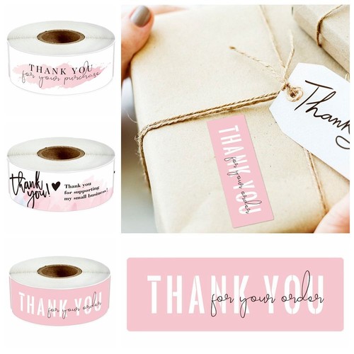 Wrapping For Your Orders Thank You Stickers Sealing Labels Packaging ...