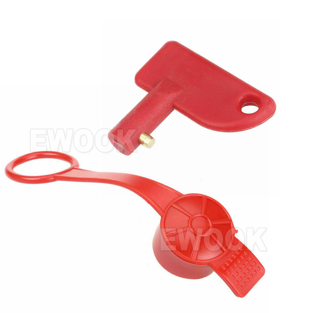2PCS Battery Isolator Cut Off Kill Switch Key Car Marine Boat 12V 24V ...