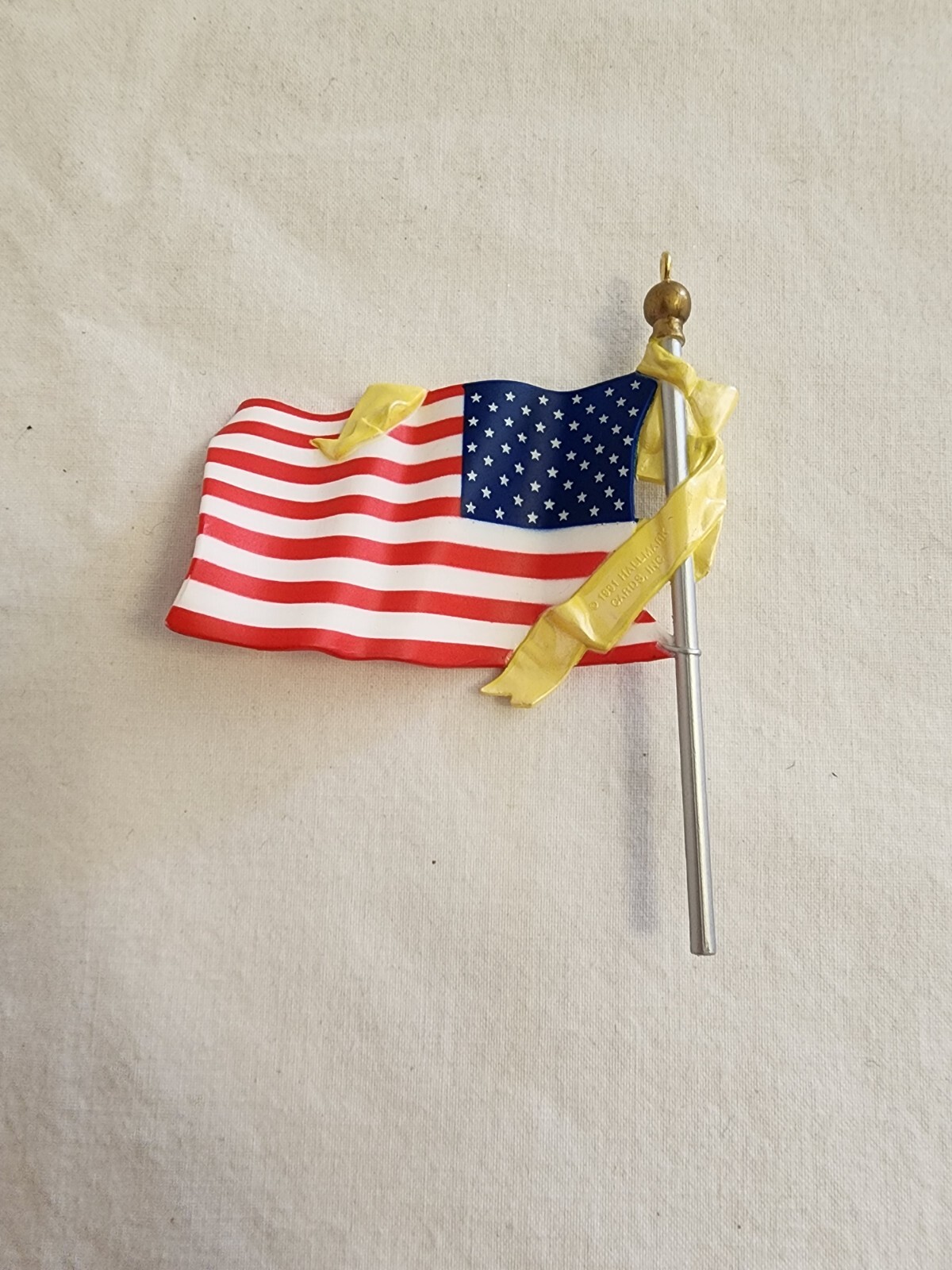 Flag of Liberty Hallmark Ornament 1991 God Bless America No Box | eBay