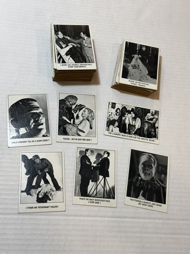 128 CARDS VINTAGE TRADING CARD SET UNIVERSAL PICTURES SPOOK STORIES ...