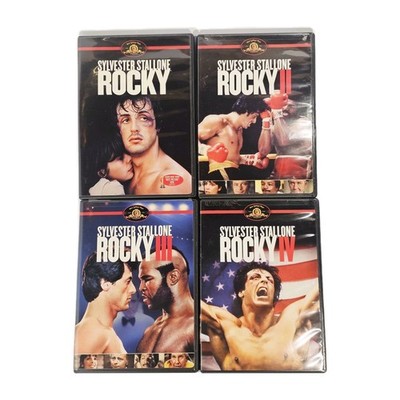 ROCKY DVD Collection 4 Movie Lot ROCKY 1, 2, 3, & 4 | eBay