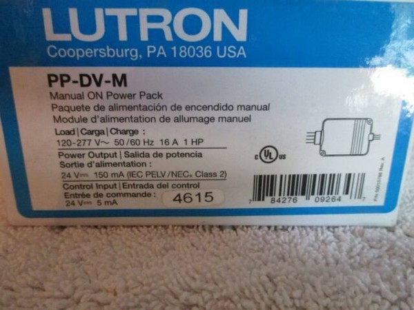 Lutron PP-DV-M Power Packs - Black for sale online | eBay