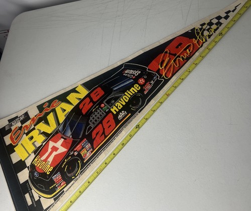 Vintage ERNIE IRVIN Texaco Havoline Pennant #28 NASCAR Racing Ford ...