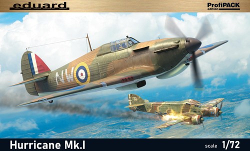 HURRICANE Mk.I (6 DECOS) PROFIPACK EDUARD PLASTIC KIT 1/72 | eBay
