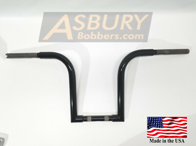 Fat Frisco Bars 12" Rise Handlebars TBW - by Asbury Bobbers | eBay