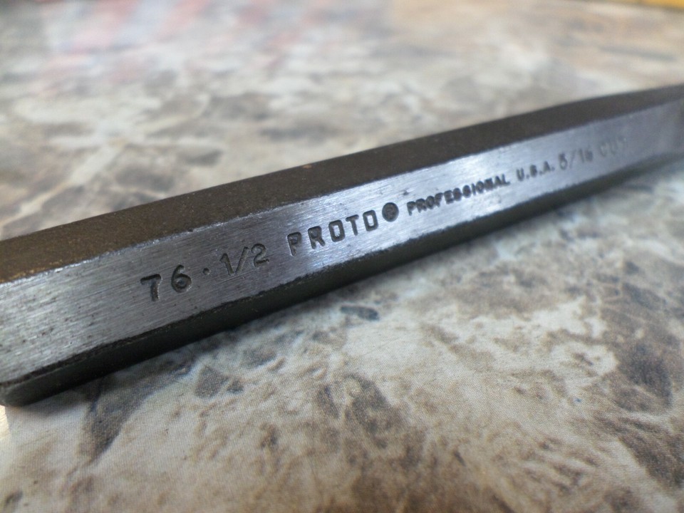 Proto Tools 76 1/2 Professional Cold Chisel 5/16 Cut NEW MADE IN USA | eBay