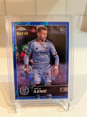2023 Topps Chrome MLS Mitja Ilenic Blue Mini-Diamond /199 Rookie #198 ...