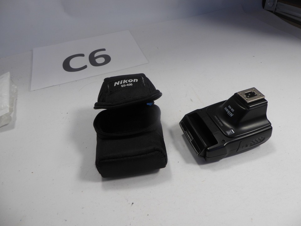 MINT NIKON SB-400 Speedlight Electronic Flash Case working + new ...