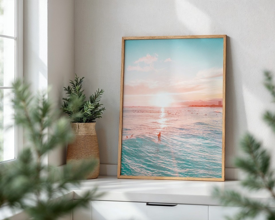 Beach Ocean Relaxing Wall Art Poster Print TR100-20_0 | eBay